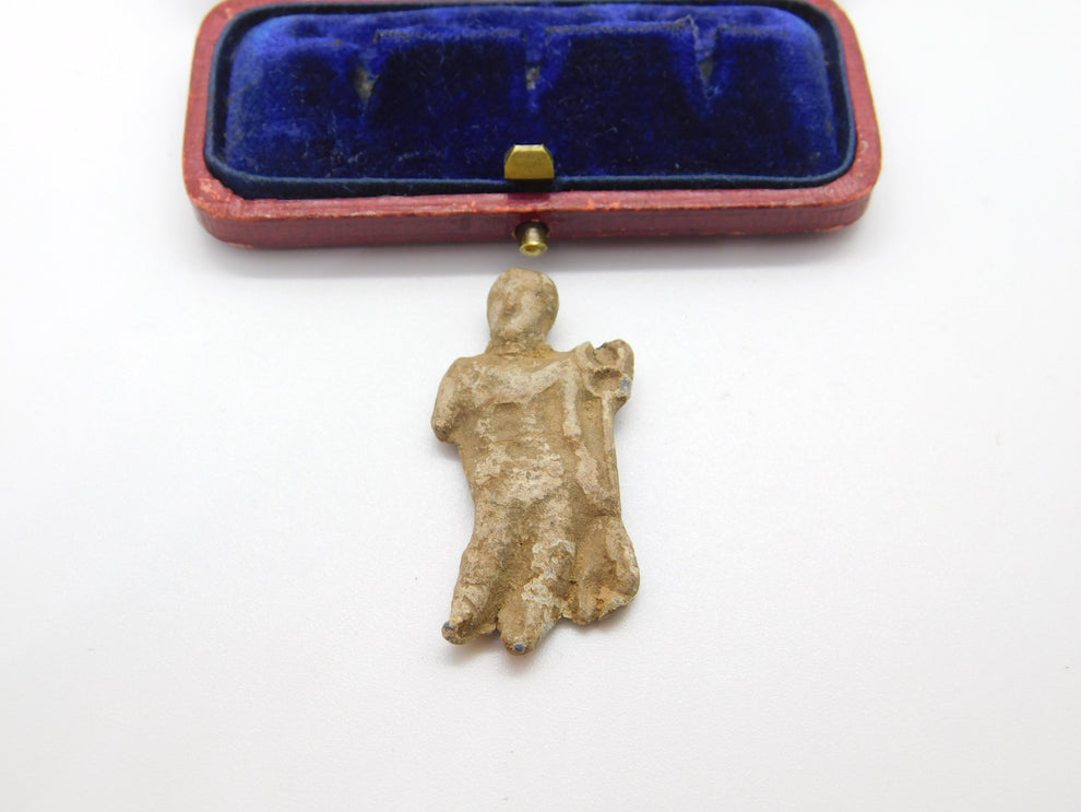 Ancient Roman Metal Statue Keepsake of Mercury Early Detecting Find ...